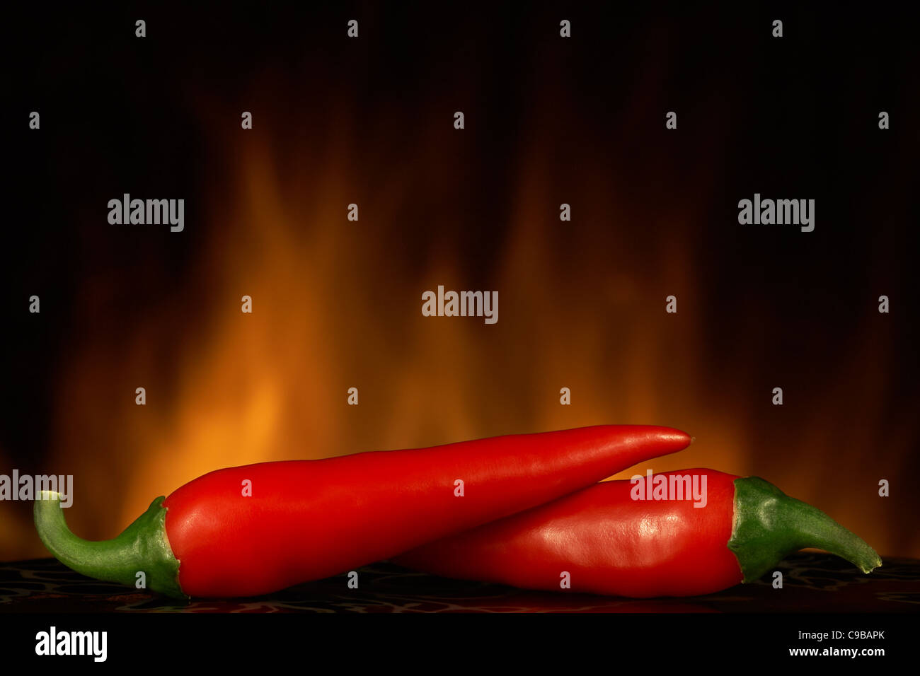 Flame chili pepper hi-res stock photography and images - Alamy