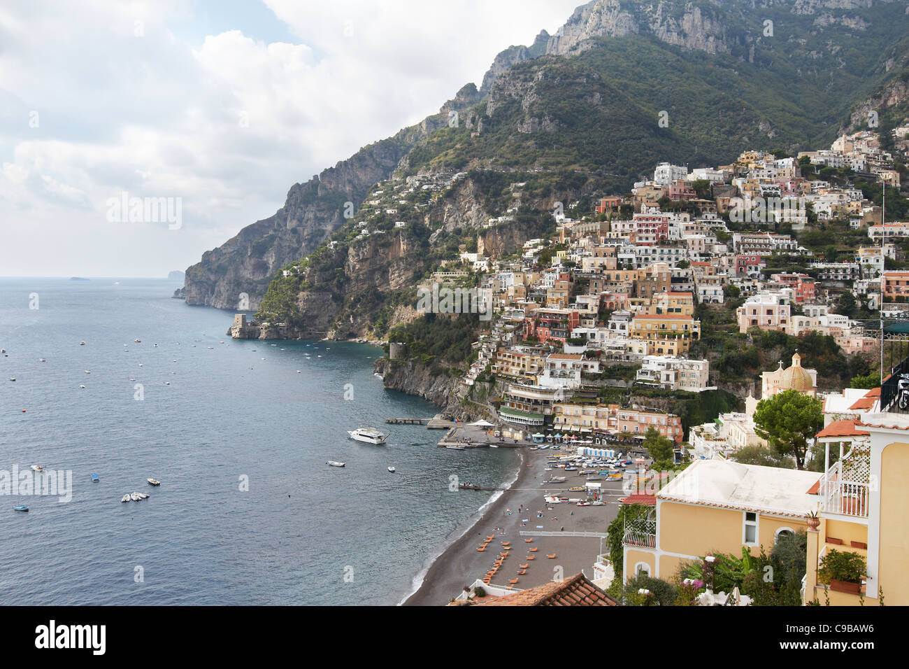 Positano house hi-res stock photography and images - Alamy