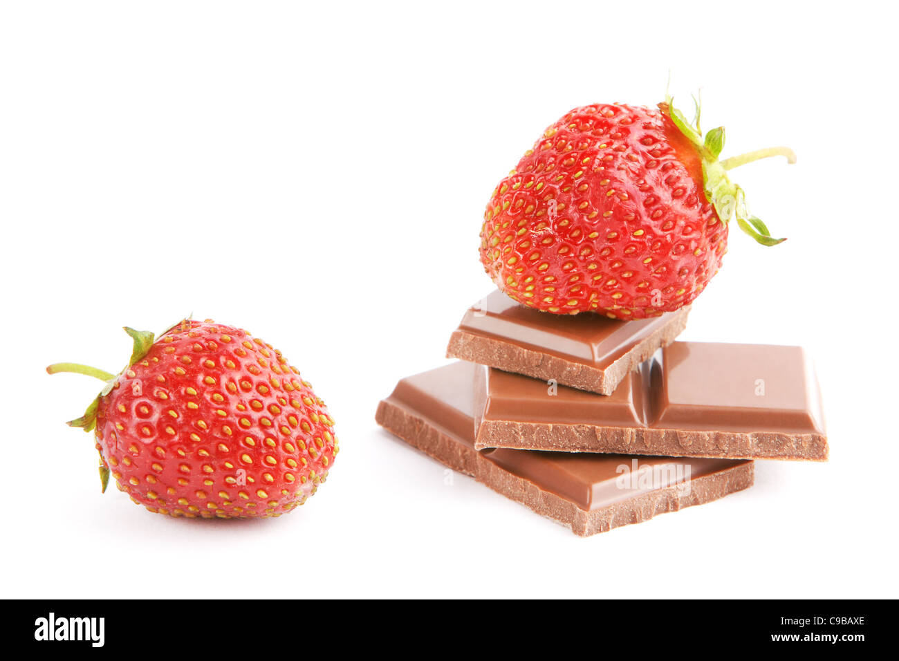 Chocolate and strawberries Stock Photo - Alamy