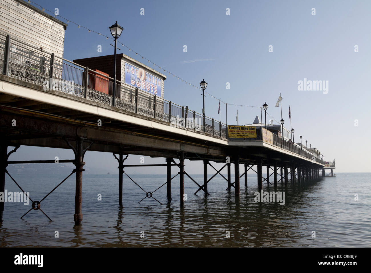 Paignton Pier Devon England UK Stock Photo - Alamy