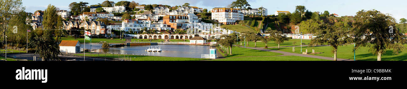 Panoramic of Goodrington & Youngs Park, Paignton, Devon, England Stock ...
