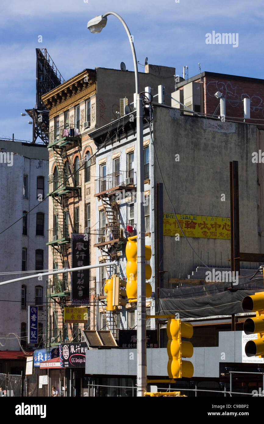 The Fire Escape Stairs on the outside of the skyscraper Homes in China ...