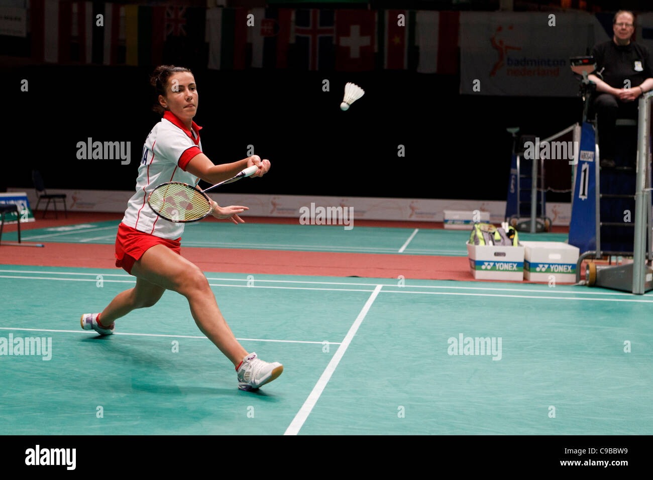 Badminton player Akvile Stapusaityte from Lithuania Stock Photo - Alamy