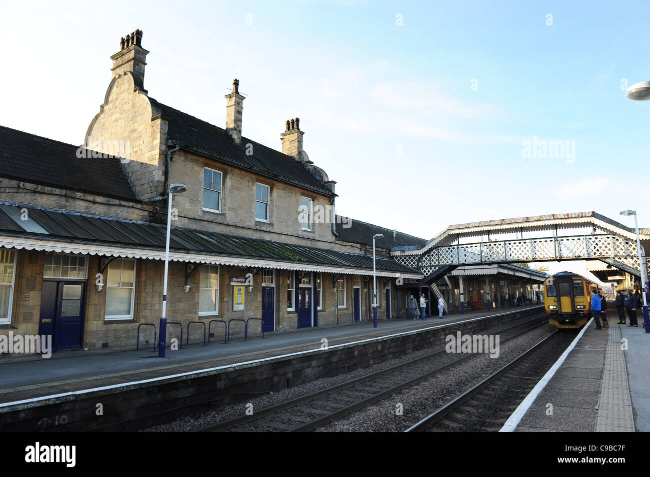 Worksop Railway Station Nottinghamshire, England. Uk Stock Photo - Alamy