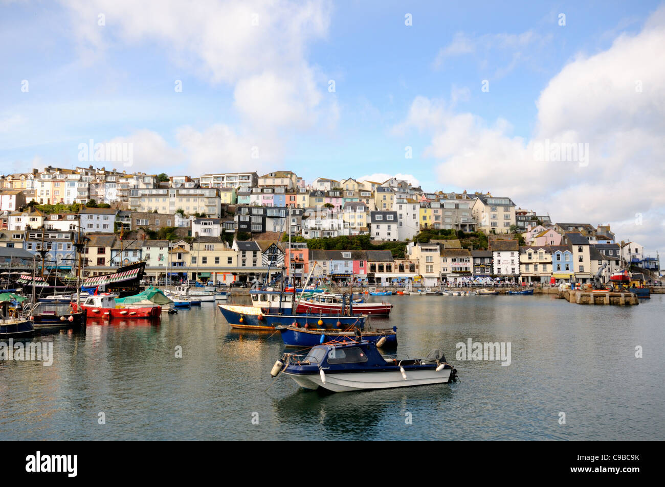 Brixham Harbour in Devon, England Stock Photo - Alamy