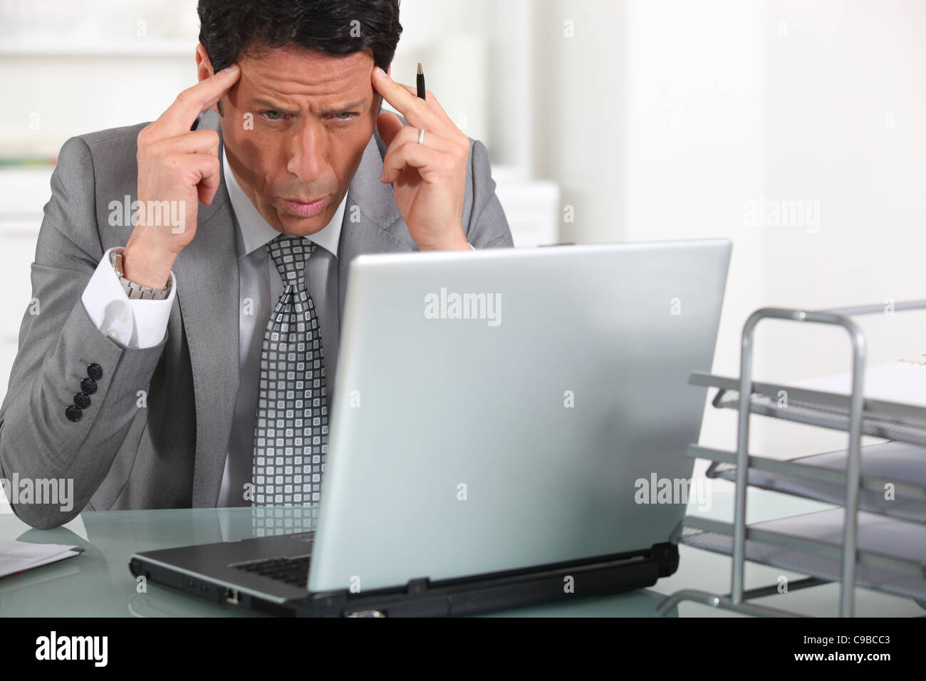 businessman in trouble Stock Photo - Alamy
