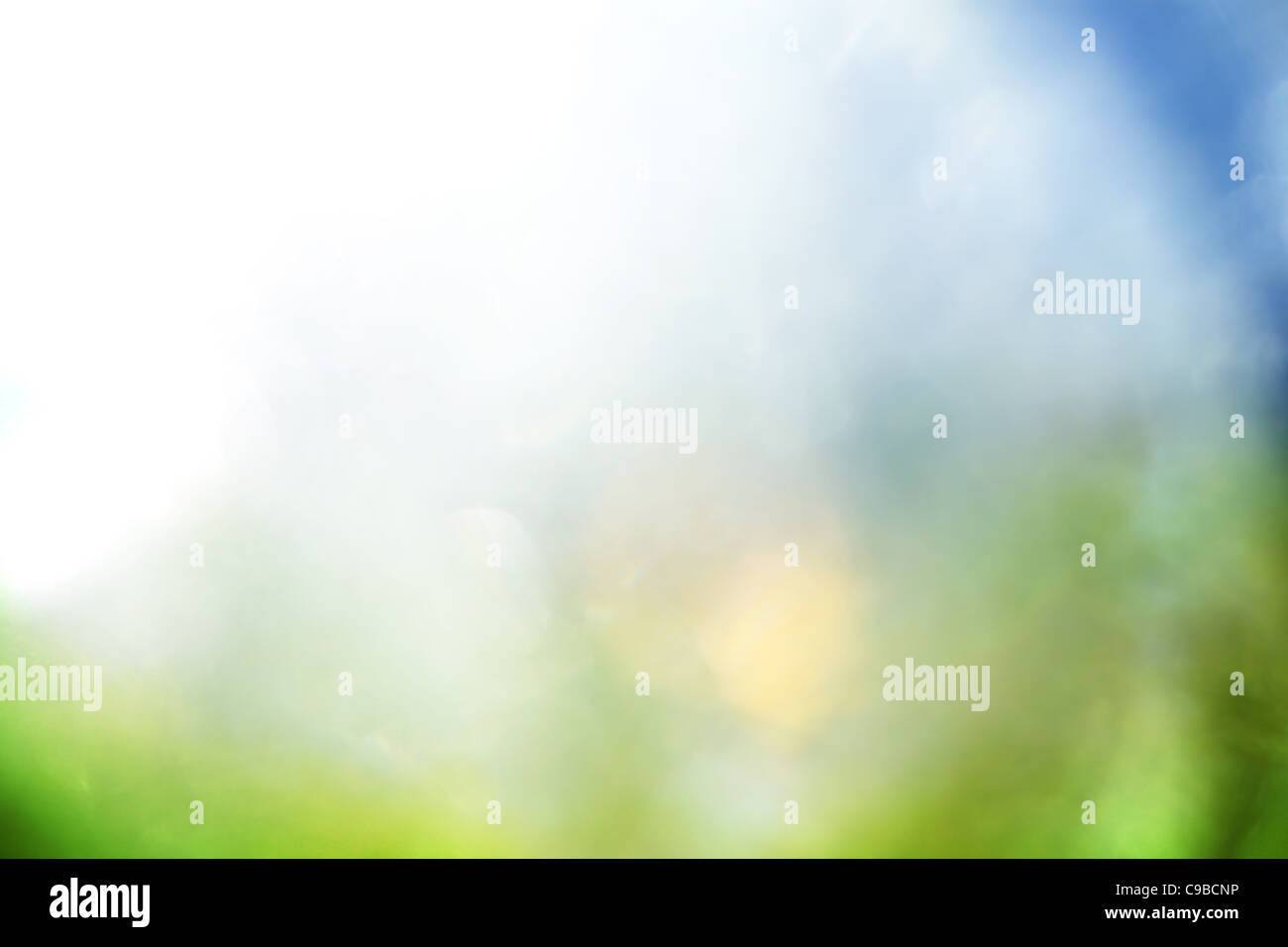 Blue green gradient sky hi-res stock photography and images - Alamy