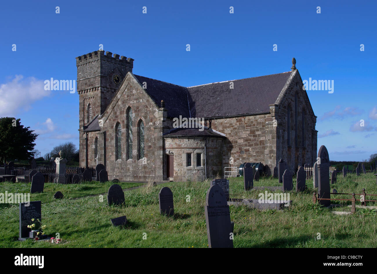 Llanidan Church, Brynsiencyn, Anglesey, dating from mid 19th century it ...
