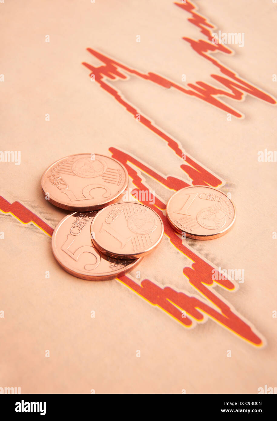 Fluctuating graph hi-res stock photography and images - Alamy