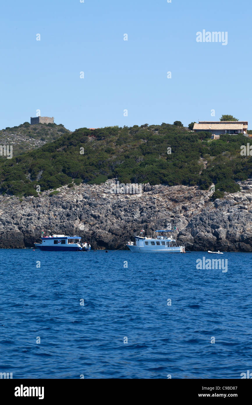 Coast of Giannutri island, Tuscan Archipelago, Italy Stock Photo - Alamy