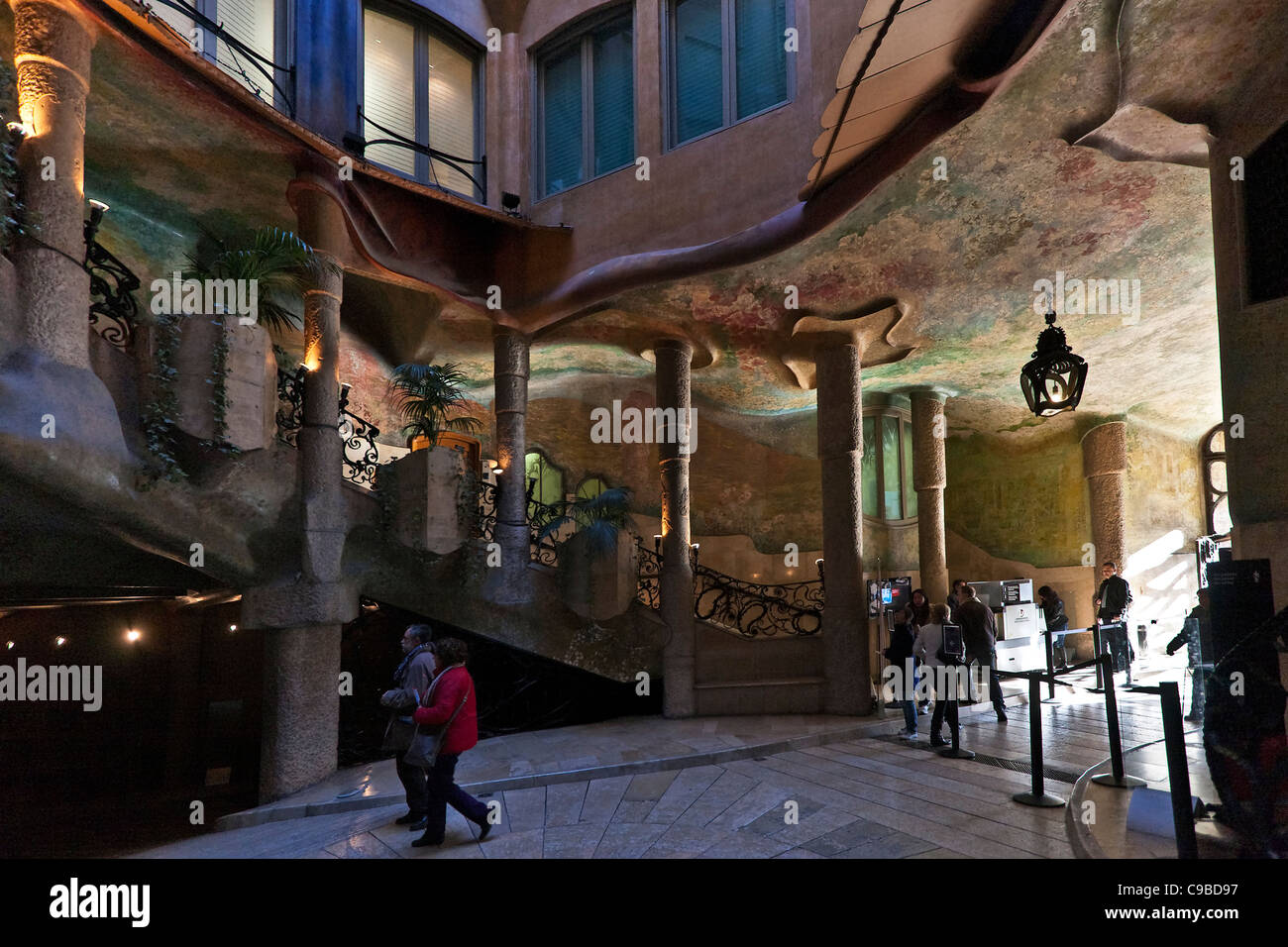 Stairs antoni gaudi hi-res stock photography and images - Alamy