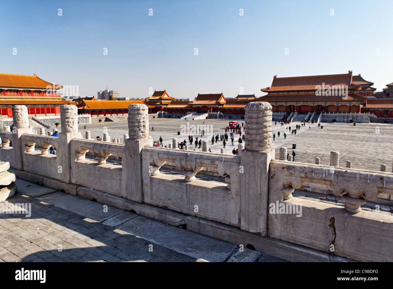 Taihedian Square Inner Court, Forbidden City, Beijing, China Stock ...