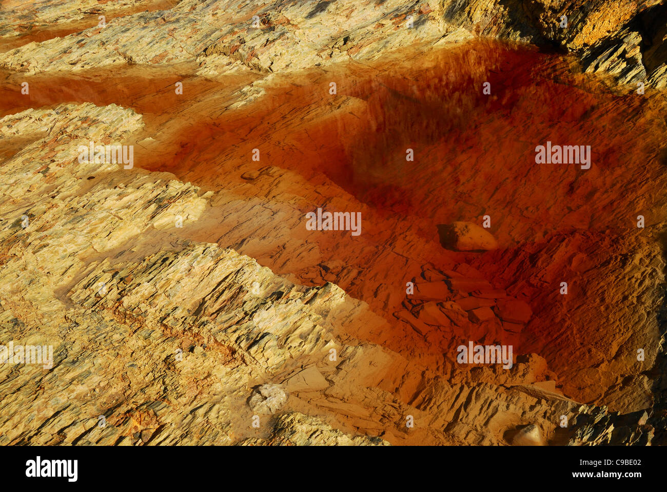 Red water in Andalusia Stock Photo - Alamy