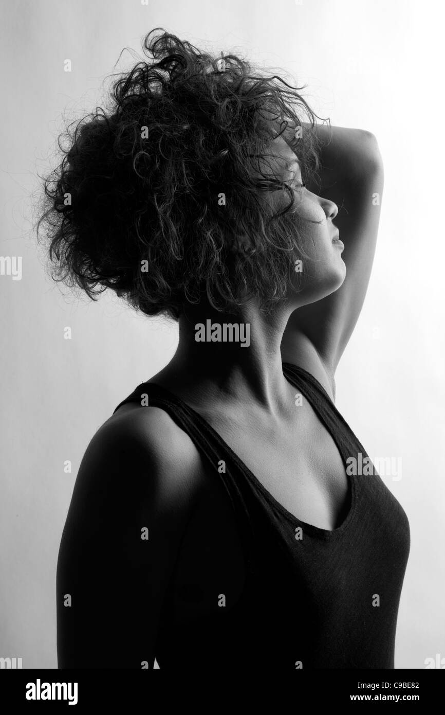 Childish model studio photo Stock Photo - Alamy