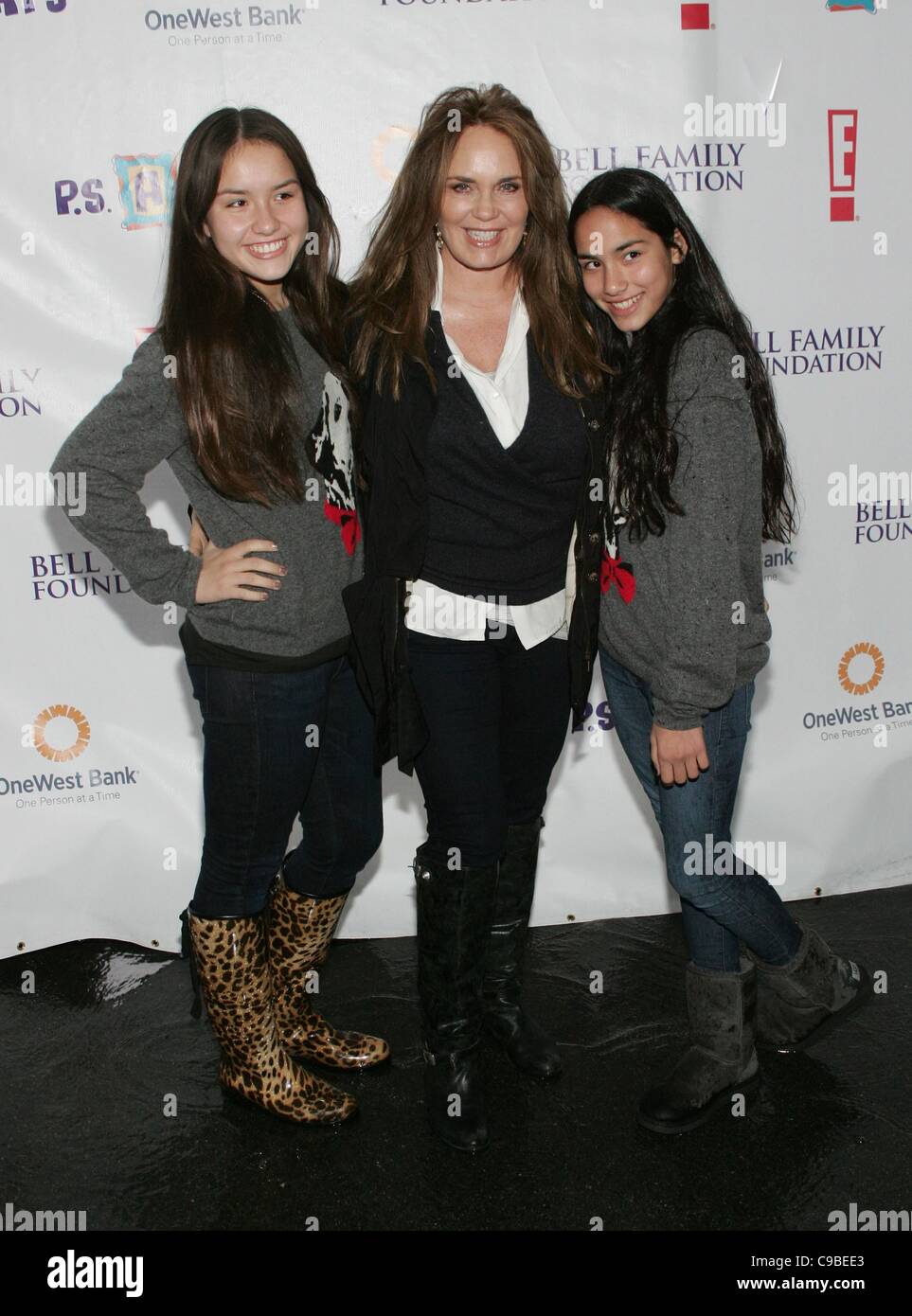 Sophia (daughter), Catherine Bach, Lauren (daughter) at arrivals for ...