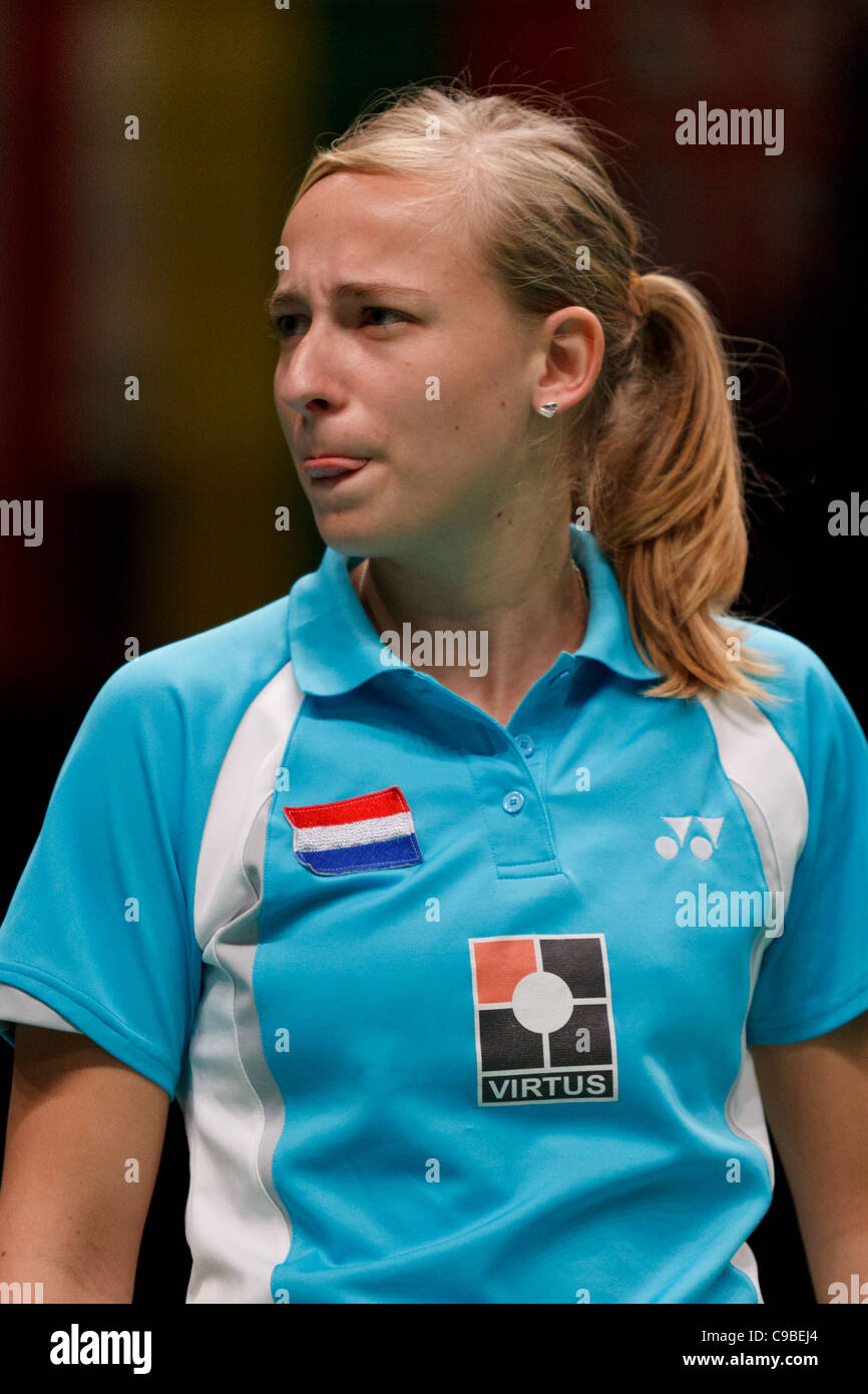 Badminton player Selena Piek from The Netherlands Stock Photo - Alamy