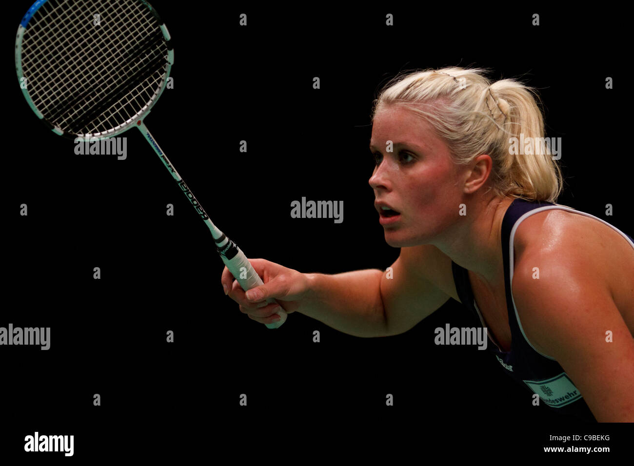 Badminton player Carola Bott from Germany Stock Photo - Alamy