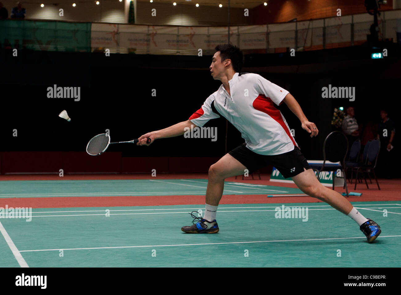 Badminton player Sheng Shiun Liao from Chinese Taipei Stock Photo - Alamy