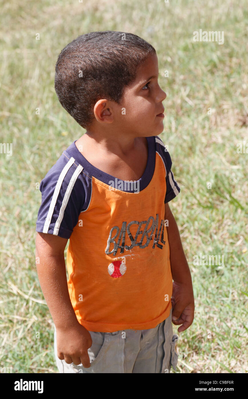 5 Years Cuban kid boy child close up. Hispanic ethnic kid. Havana, Cuba ...
