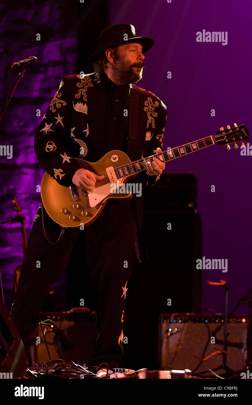 Hamilton Ontario, Canada - November 19, 2011. Colin Linden of Blackie ...