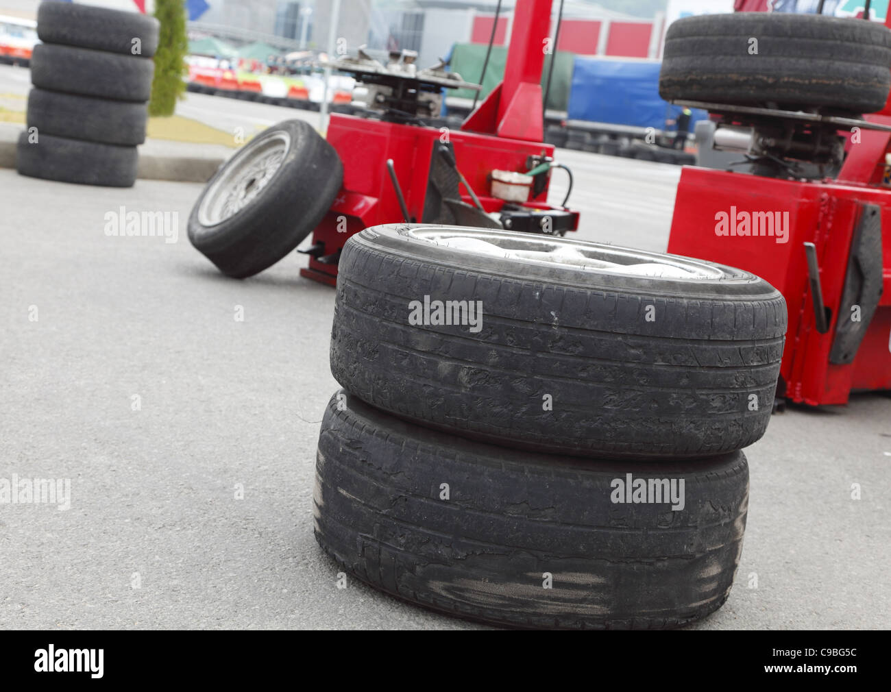 Drift race hi-res stock photography and images - Alamy
