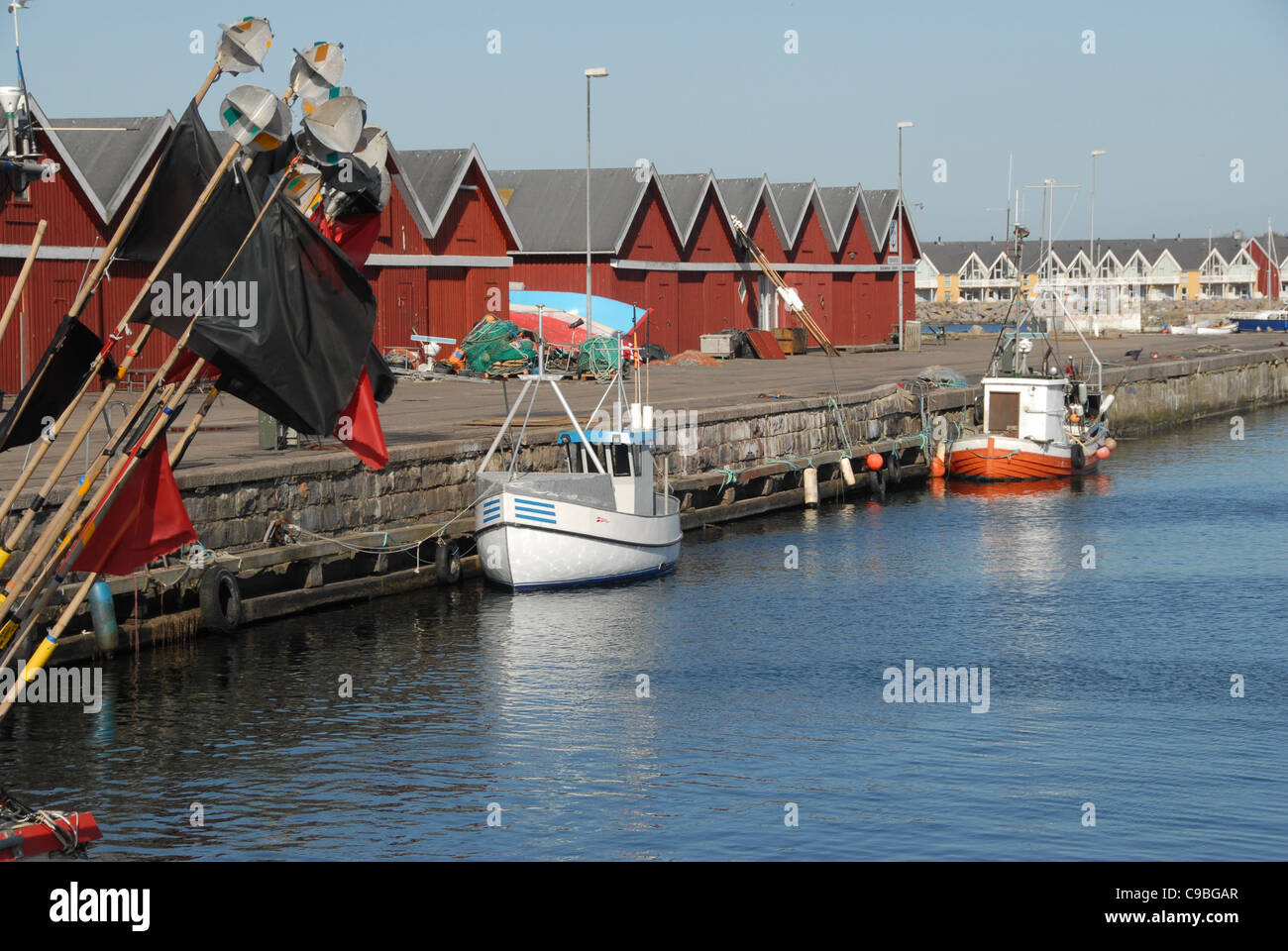 Denmark bornholm harbour hi-res stock photography and images - Alamy