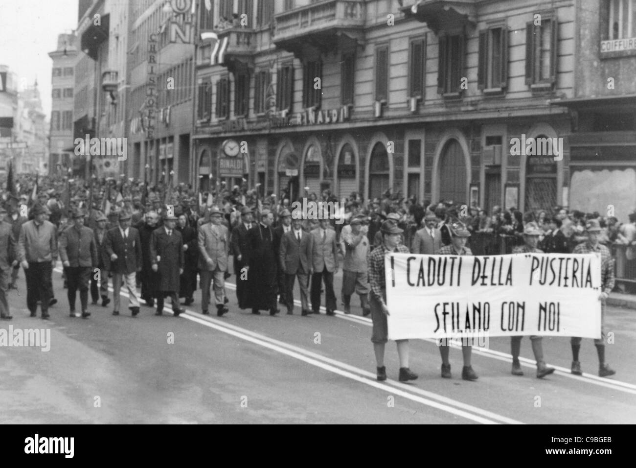 Alpine procession Black and White Stock Photos & Images - Alamy
