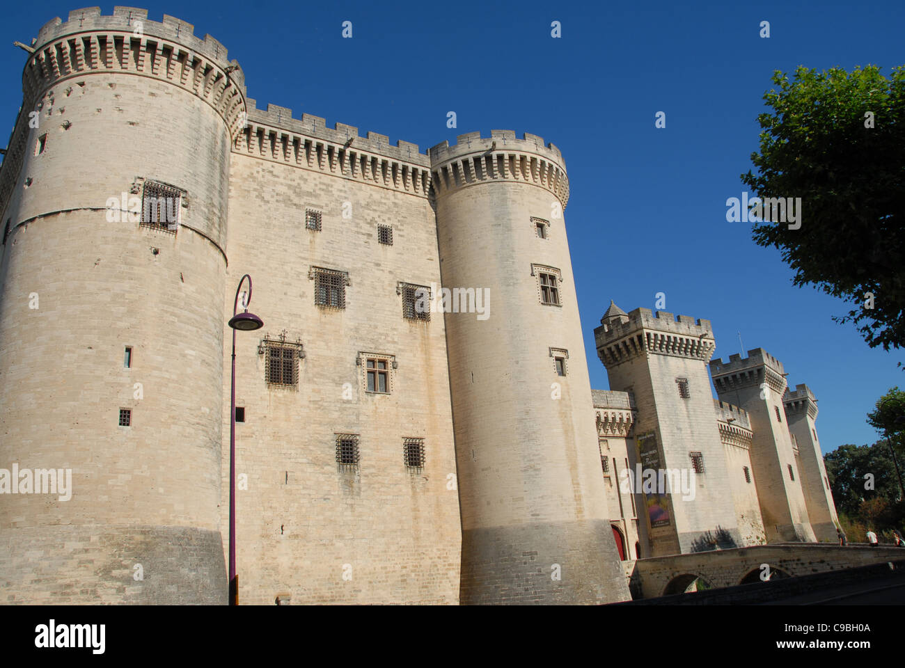 The medieval castle Château de Tarascon of the good king René in ...