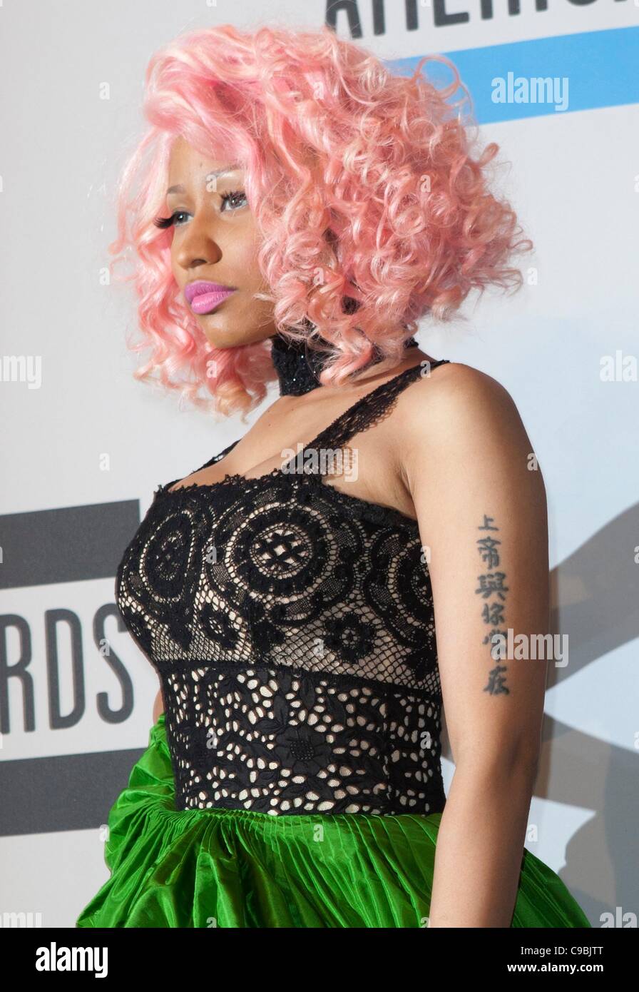Nicki Minaj in the press room for The 38th Annual American Music Awards ...