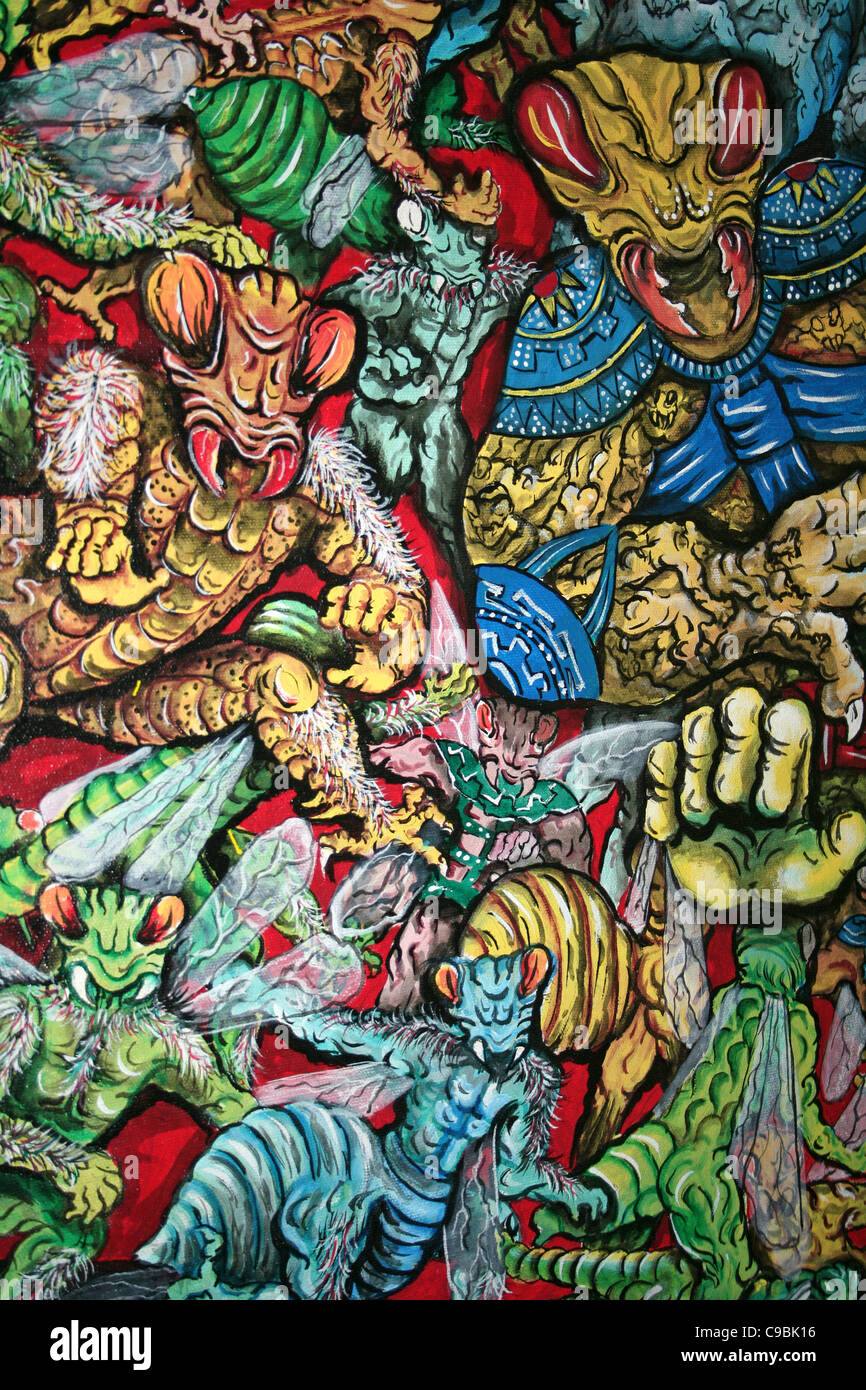 Indonesian Art Colouring
