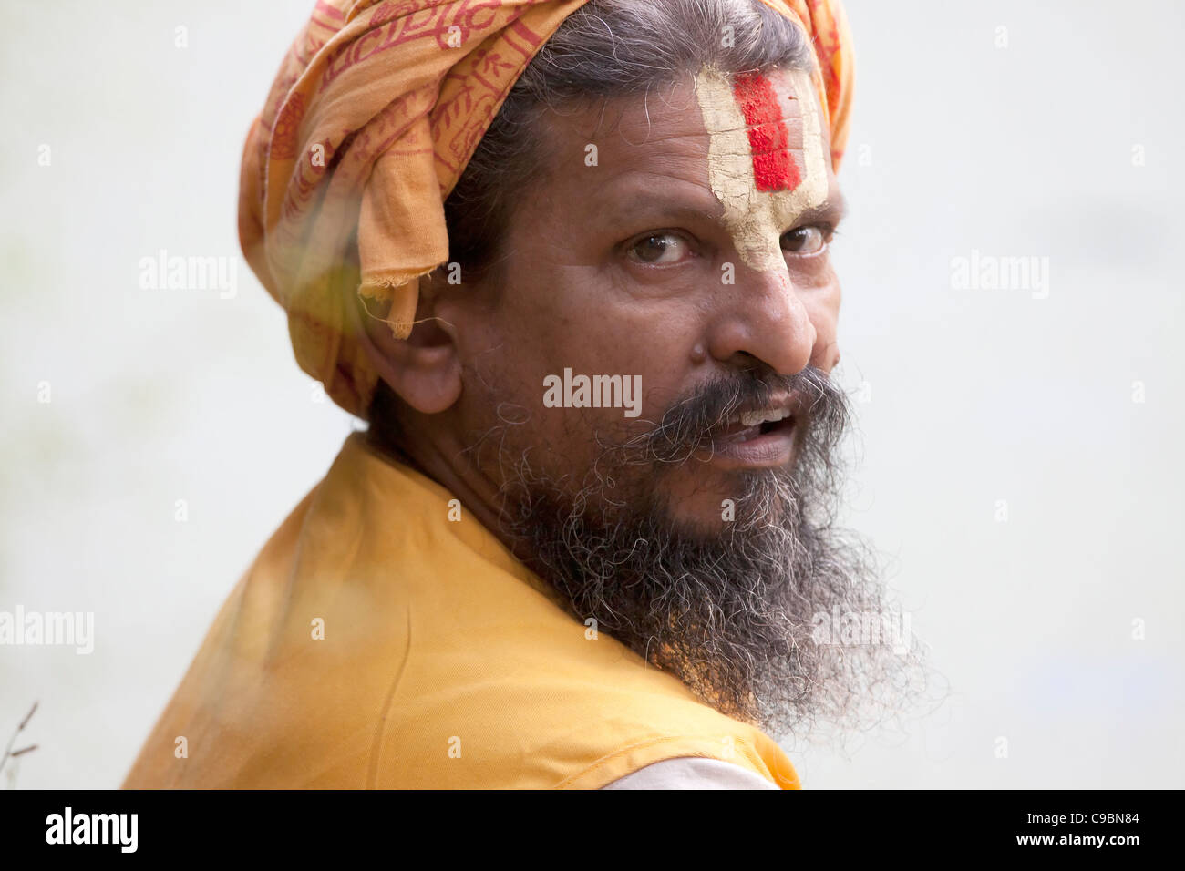 Holy tilak hi-res stock photography and images - Alamy