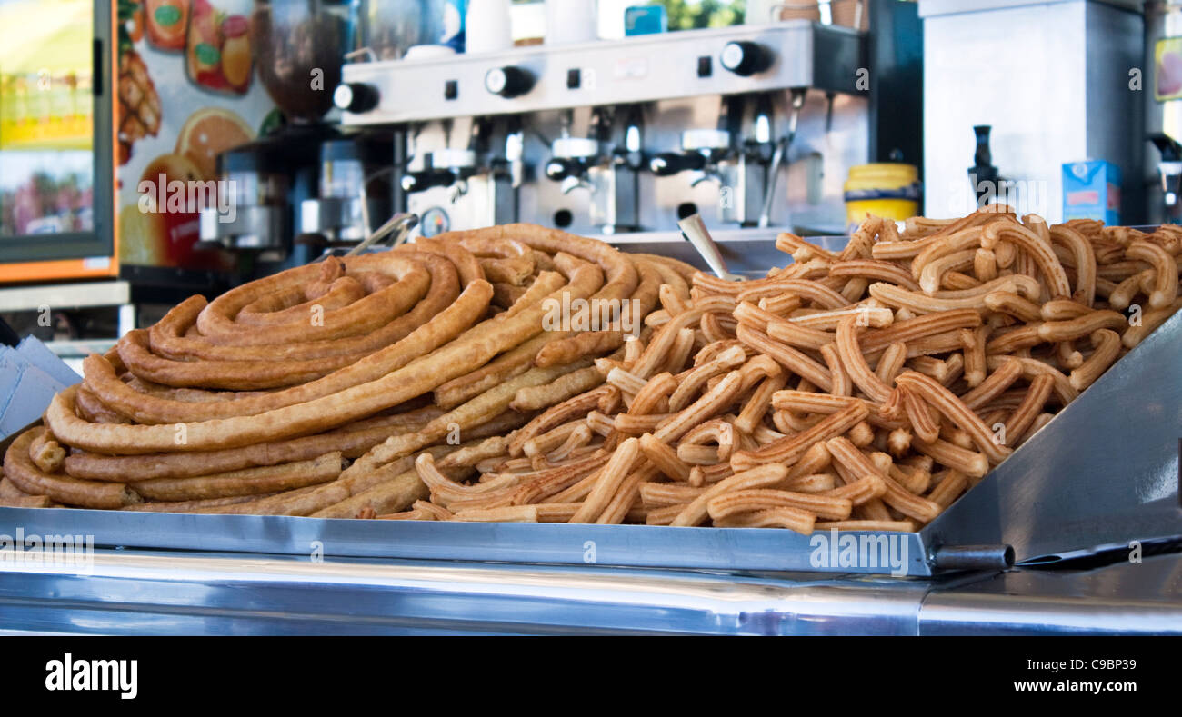 Churros fried dough pastry hi-res stock photography and images - Alamy