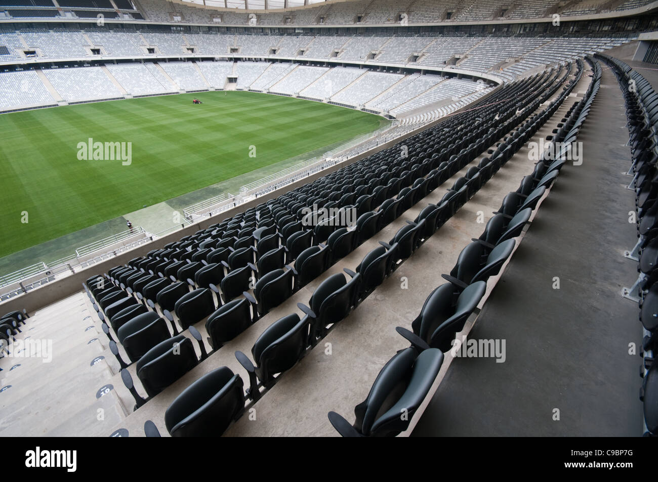 Cape Town - May 06: the green point stadium is one of the most advanced ...