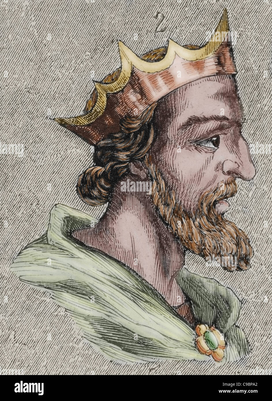 Suintila (ca. 588 – 633/635). Visigothic King of Hispania, Septimania ...