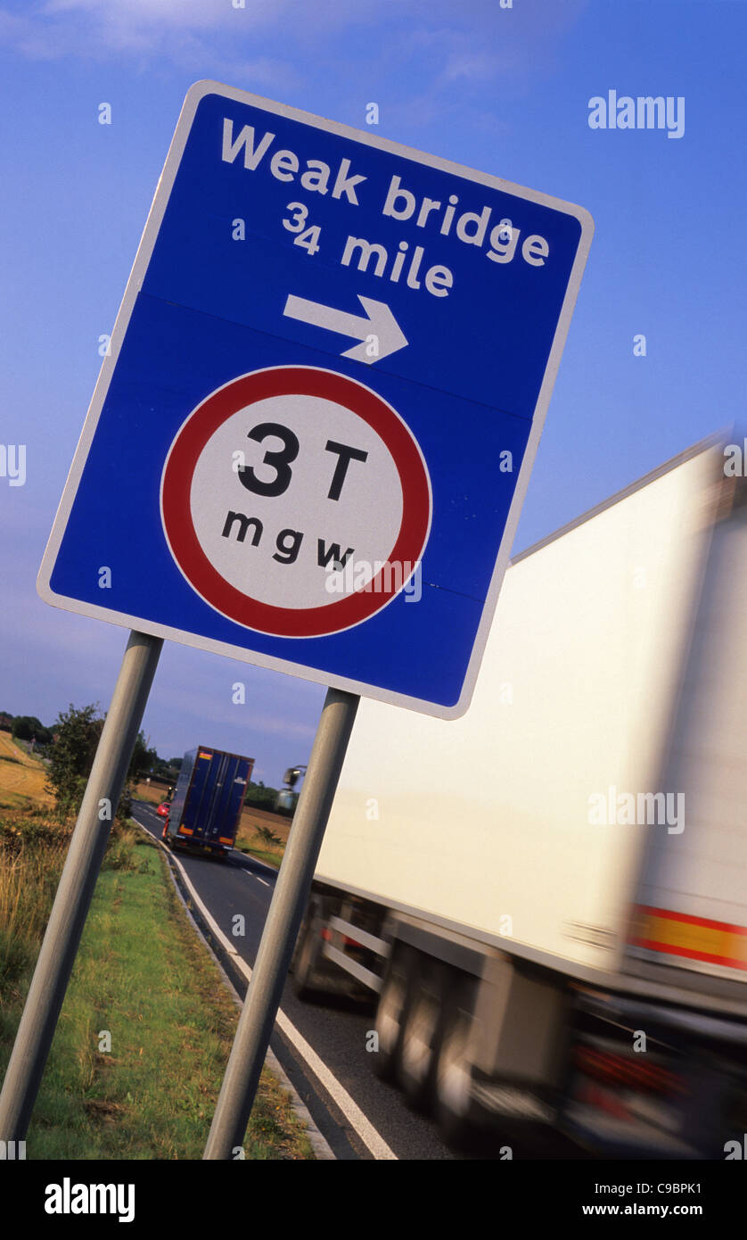 lorry passing weight limit restriction warning sign of 3 tons for ...