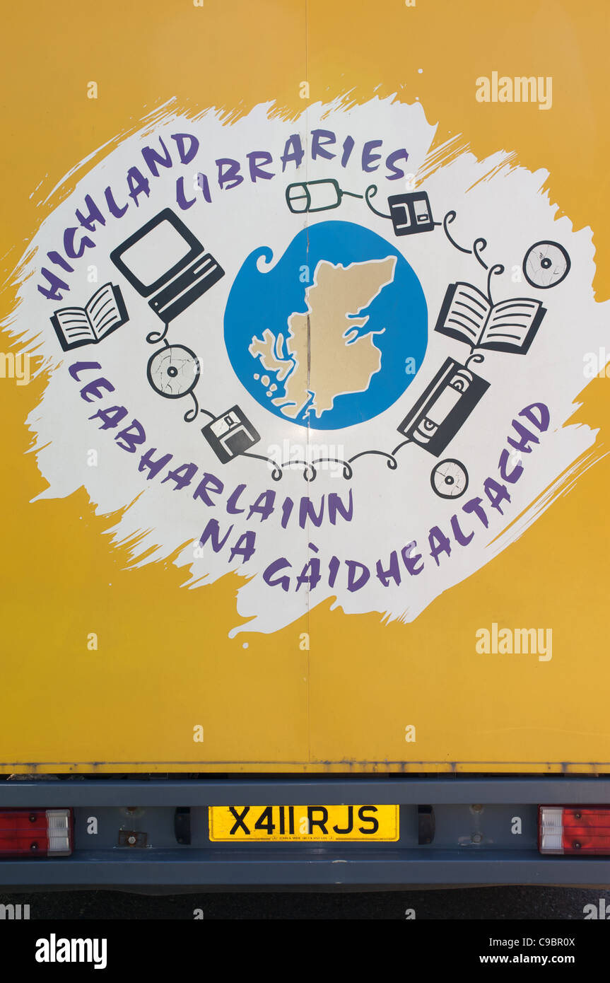 Highland mobile library service, Scotland, UK Stock Photo - Alamy