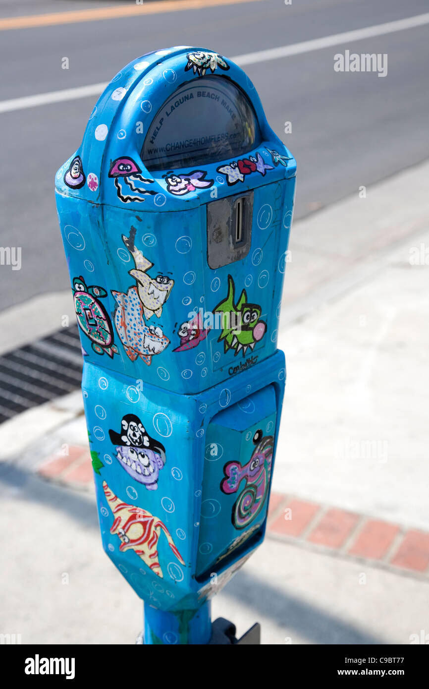 Decorated parking meter hi-res stock photography and images - Alamy