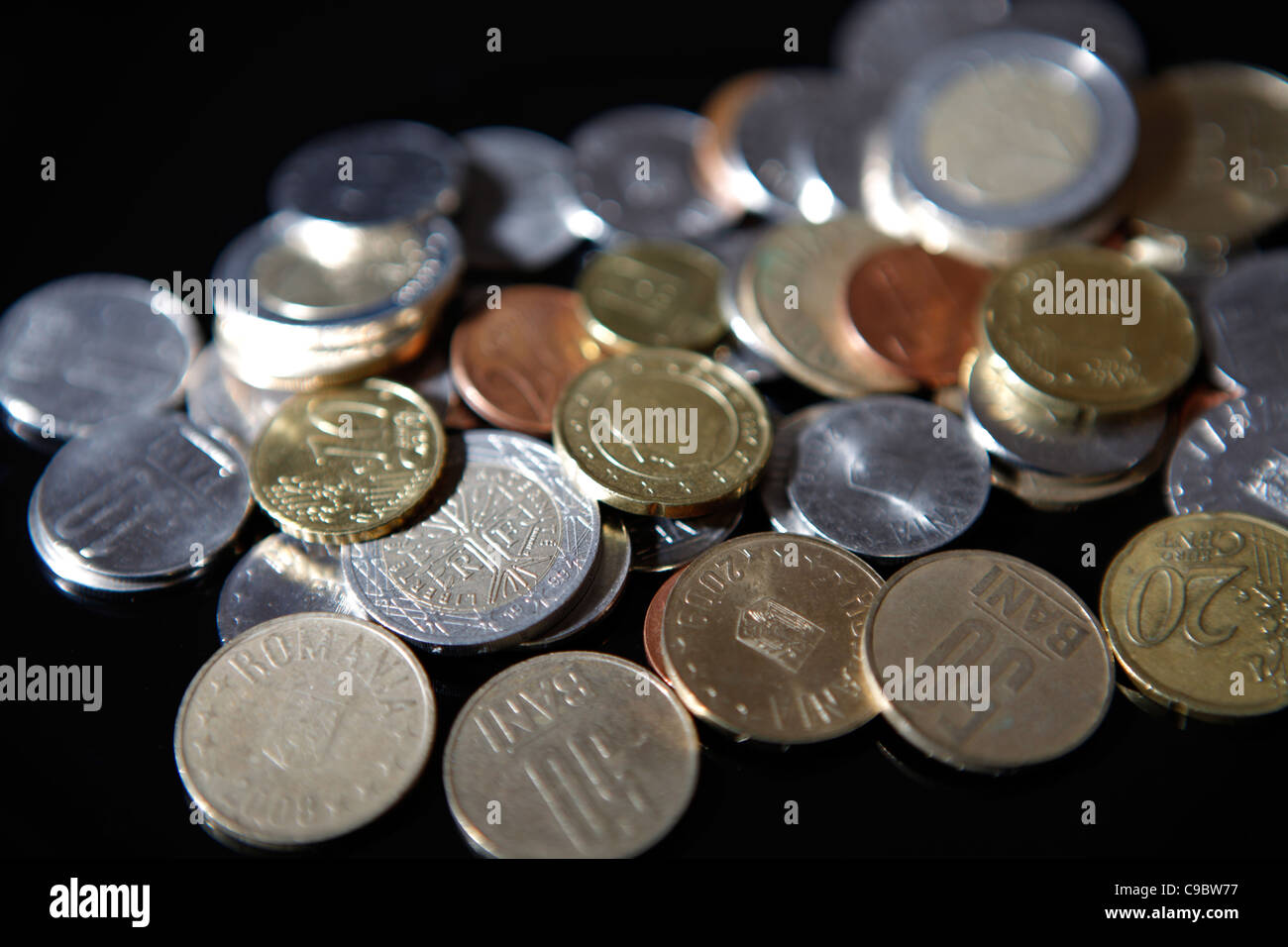 Many coins hi-res stock photography and images - Alamy