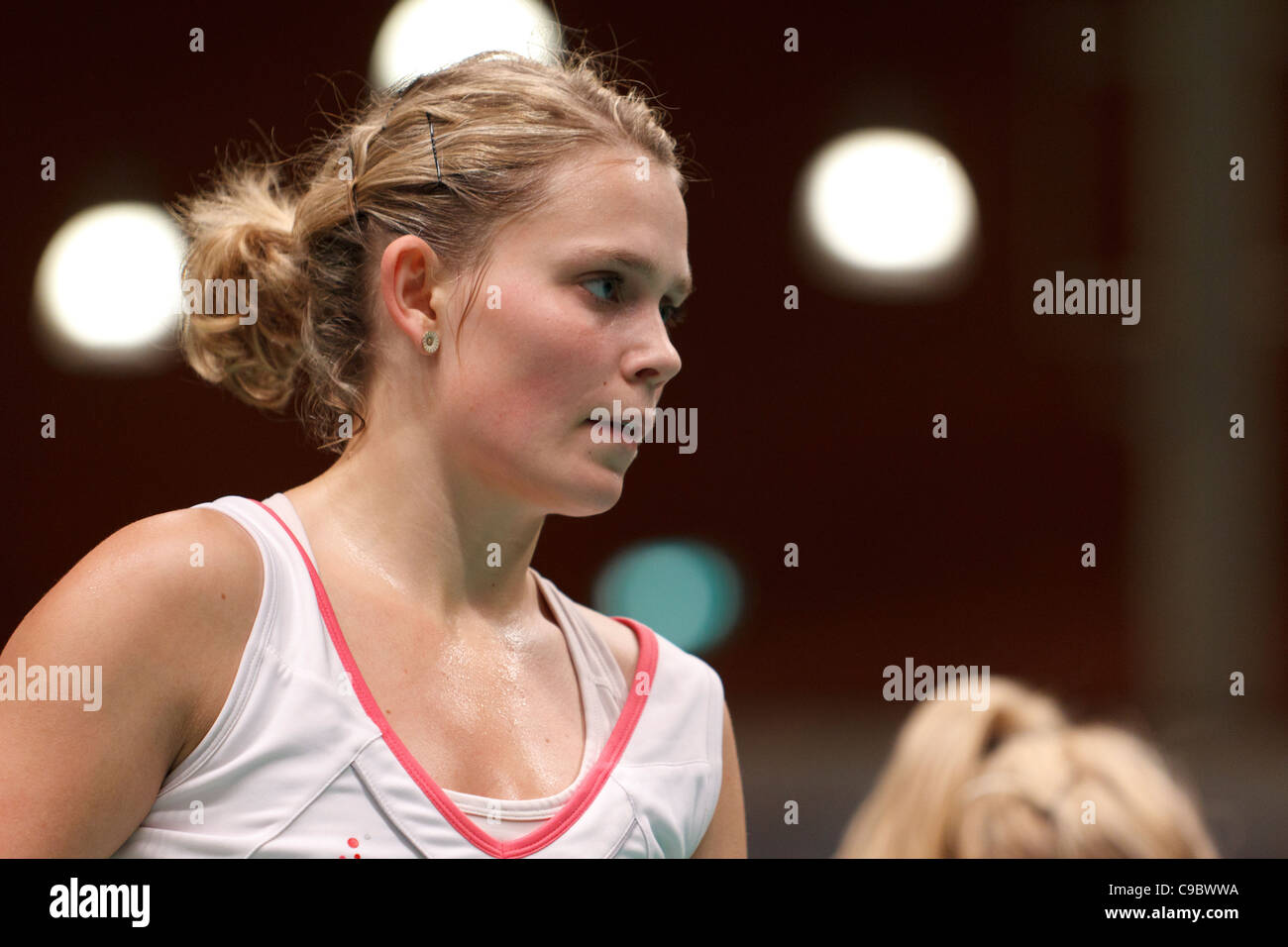 Badminton player Anne Skelbaek from Denmark Stock Photo - Alamy