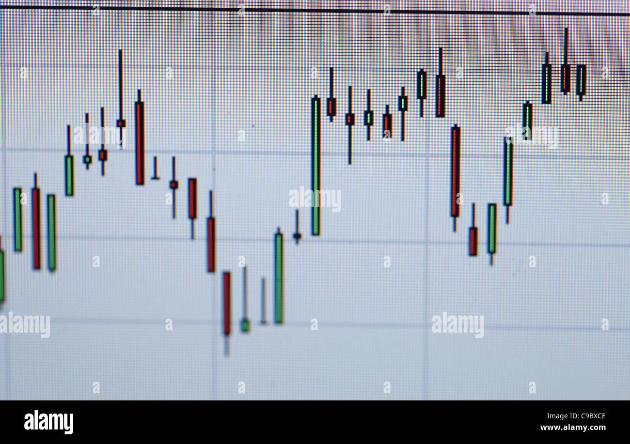 Graphic on a computer's screen. Stock graphic Stock Photo - Alamy