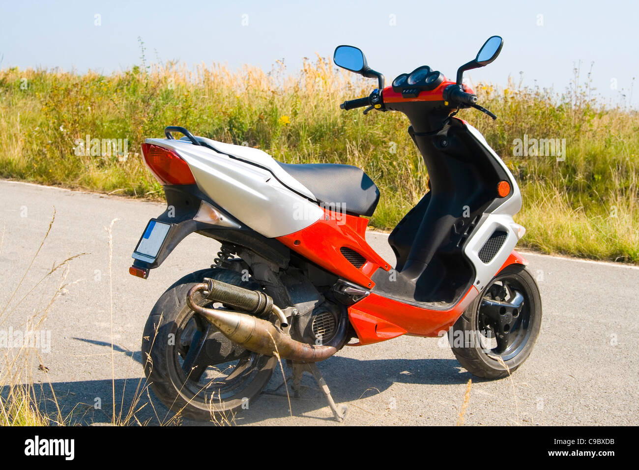 Wrecked scooter hi-res stock photography and images - Alamy