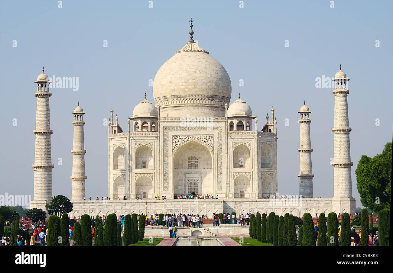 Taj Mahal , India, ancient wonder of the world Stock Photo - Alamy