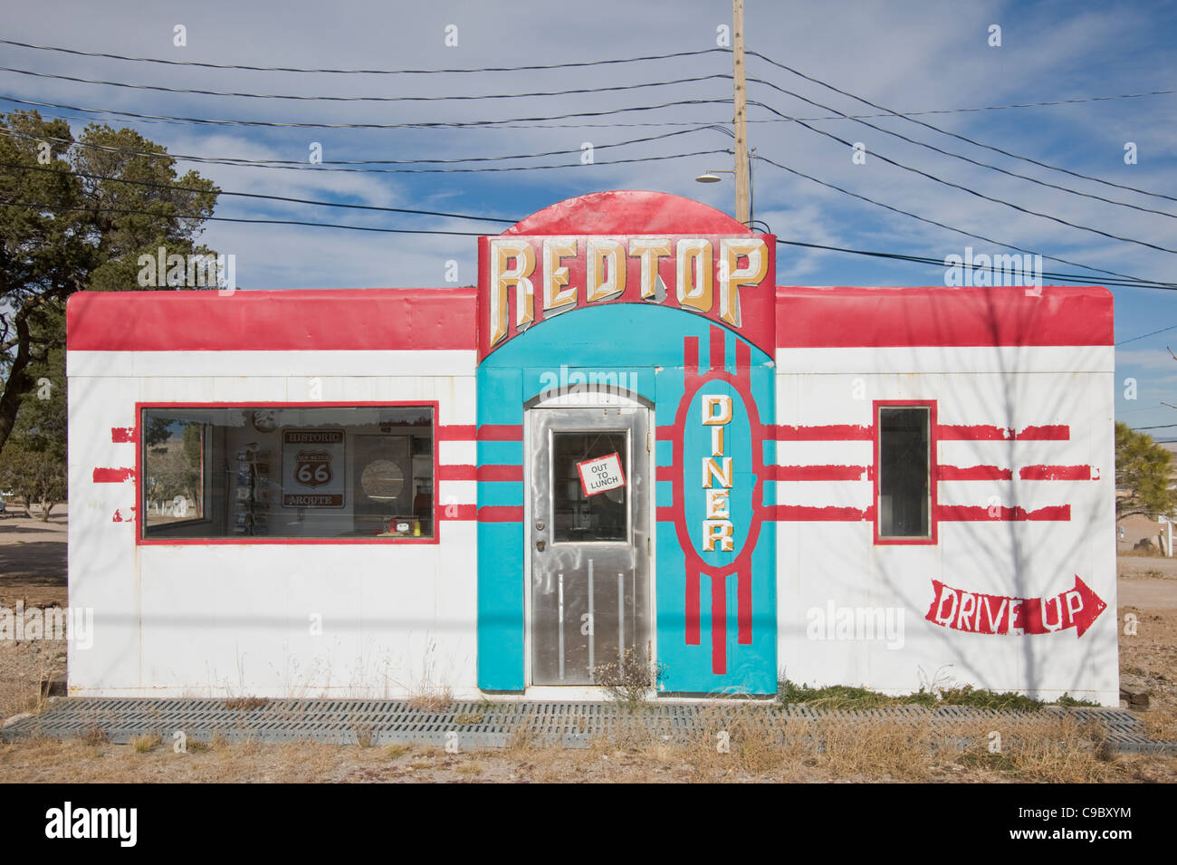Historic route 66 diner albuquerque hi-res stock photography and images ...