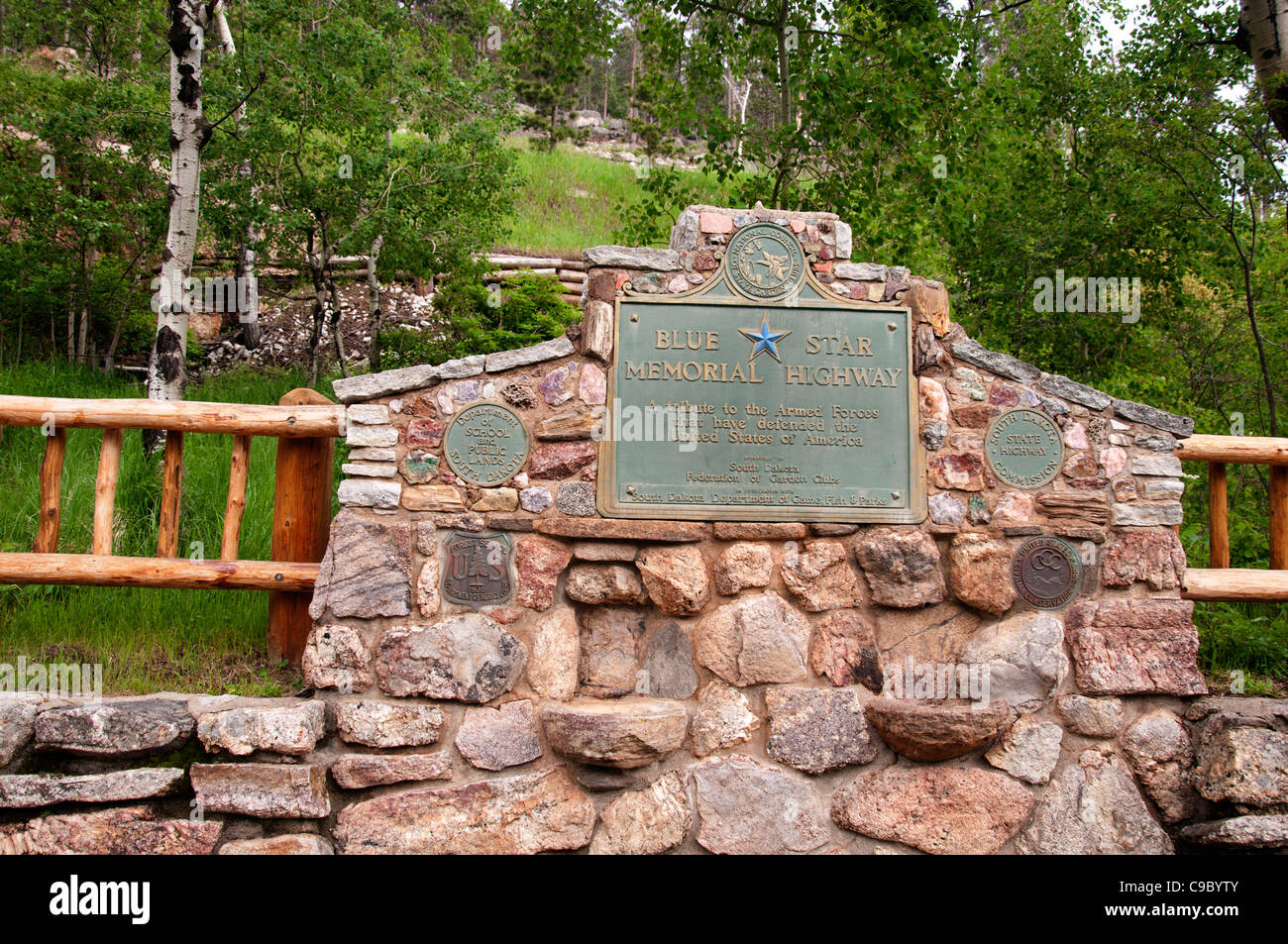 Custer state park sign south hi-res stock photography and images - Alamy