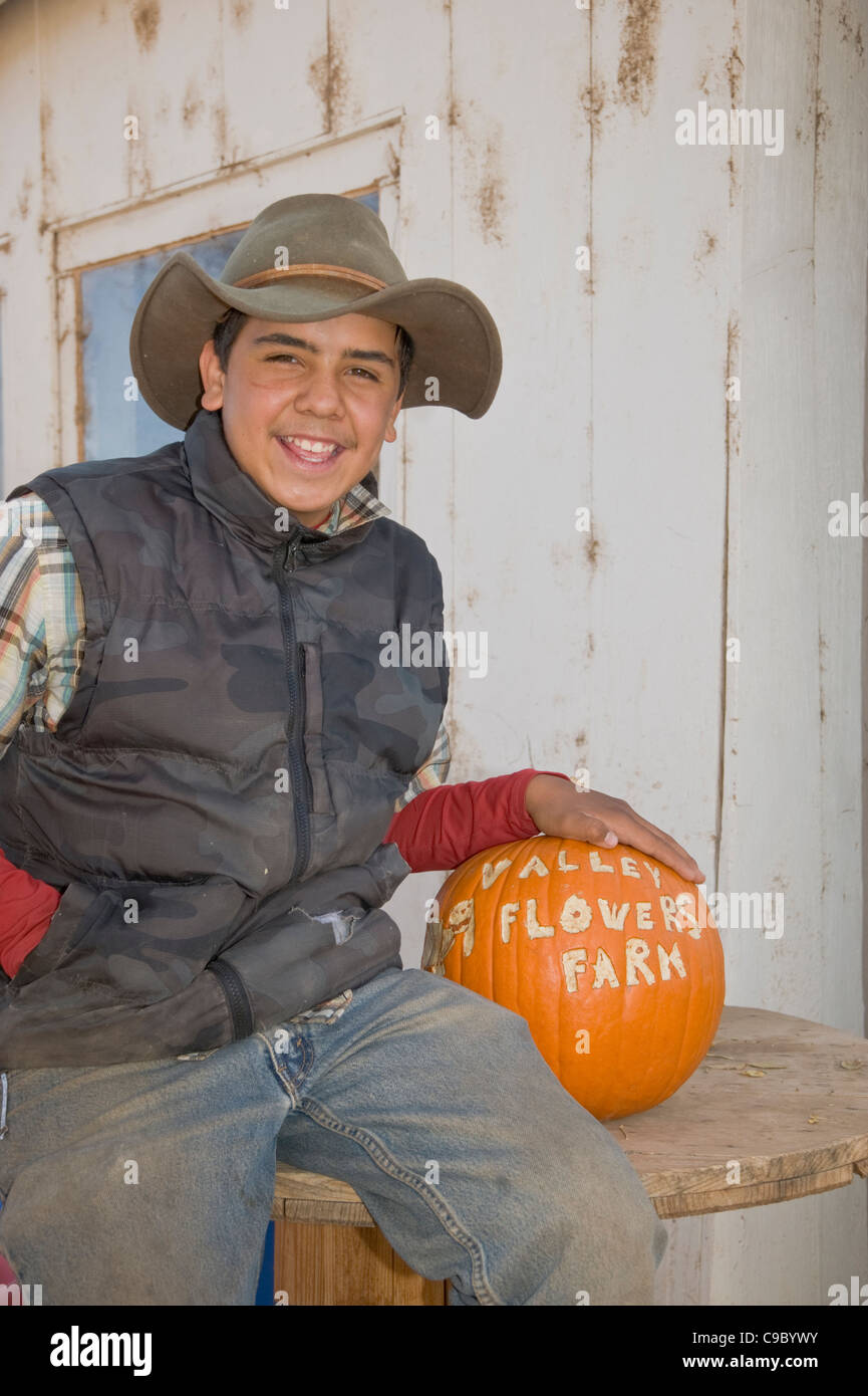 Hispanic cowboy at Los Poblanos Ranch Inn Organic Farm, and Valley ...