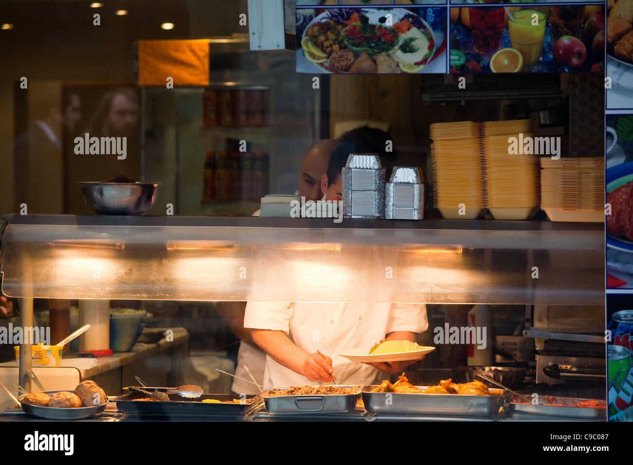 Fast food outlet Stock Photo - Alamy