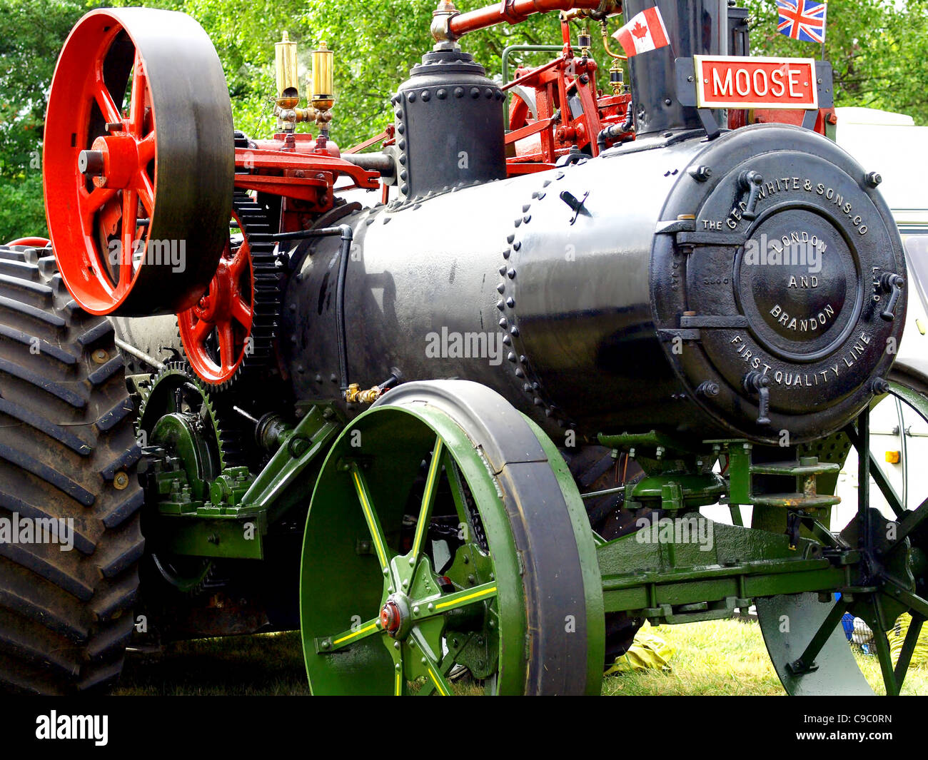 1916 Steam Tractor "Moose Stock Photo - Alamy