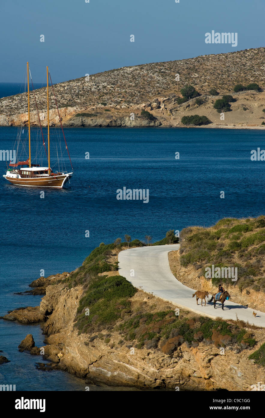 Leipsoi sailing hi-res stock photography and images - Alamy