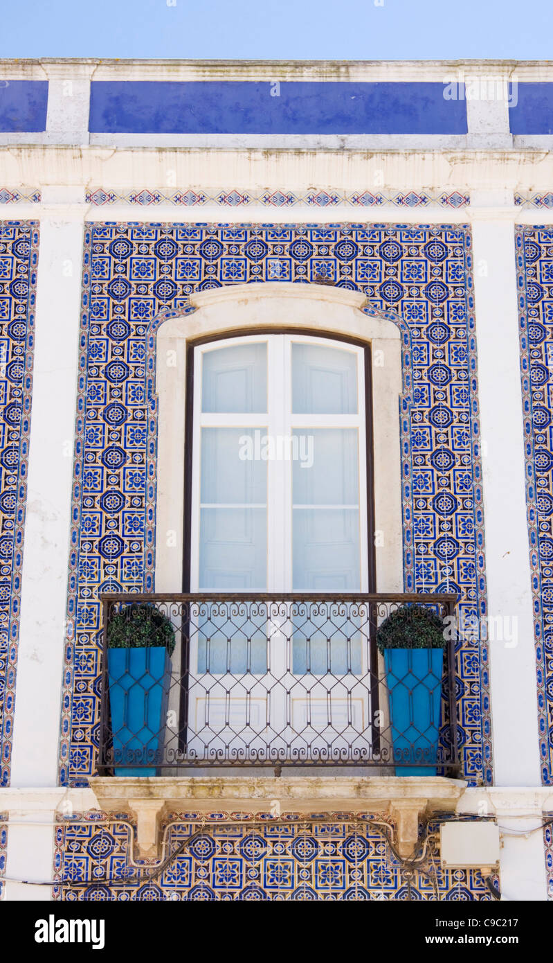 Tiled Window, Lagos, Algarve, Portugal Stock Photo - Alamy