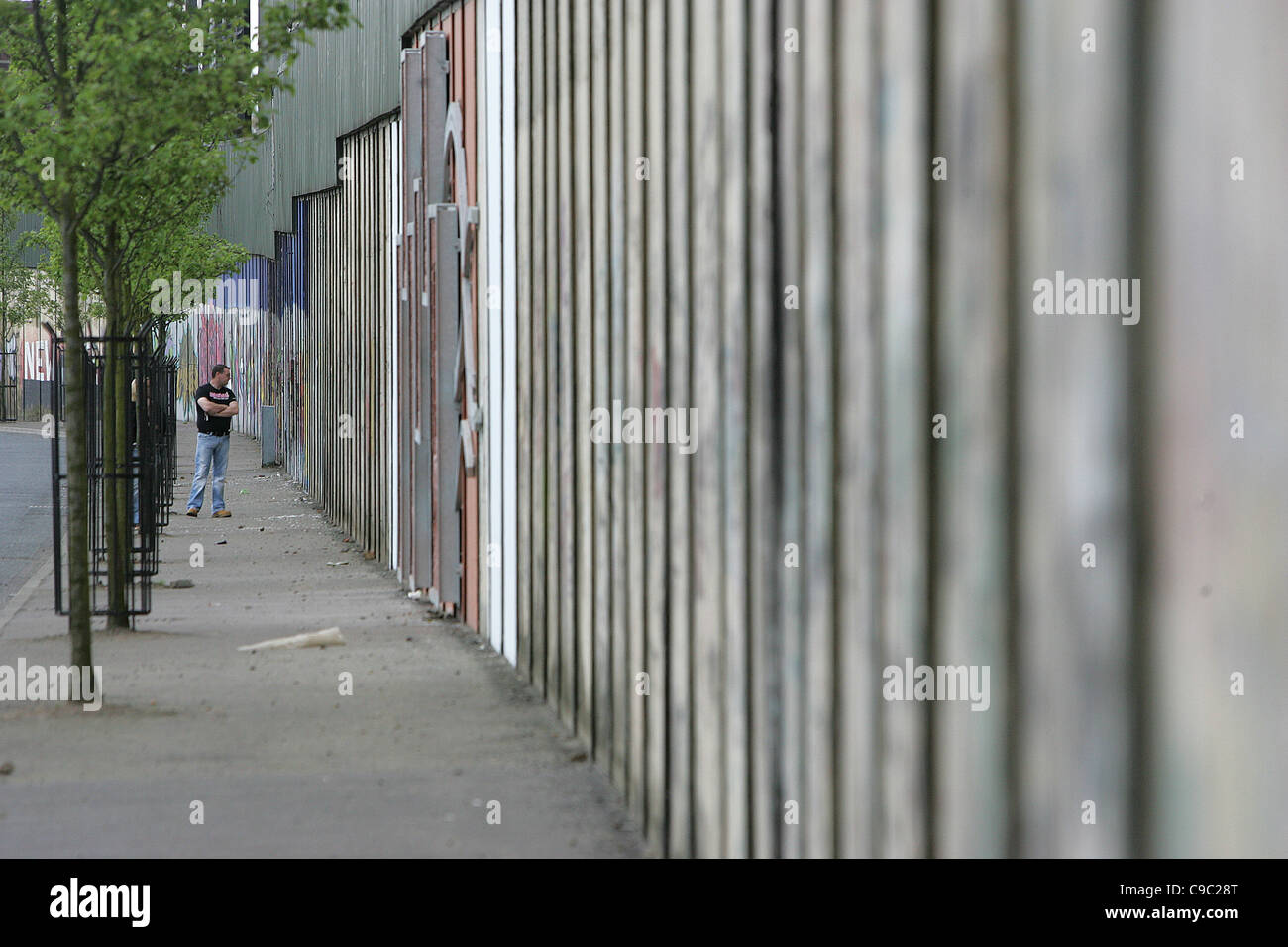 The peace lines or peace walls are a series of separation barriers in ...